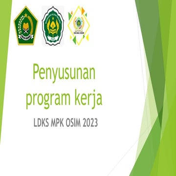 Contoh program kerja yayasan | DOCX