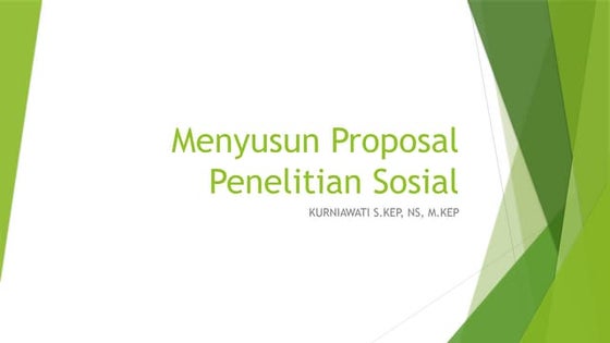 PPT Template Kualitatif bagus untuk yang sedang sempro | PPTX