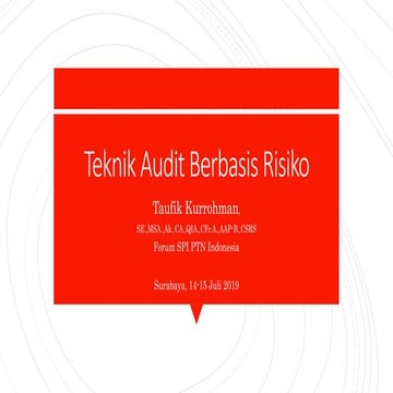 Penyusunan risiko | PPTX