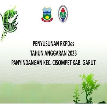 Matrik program dan kegiatan RPJMD Desa Dermaji | DOCX