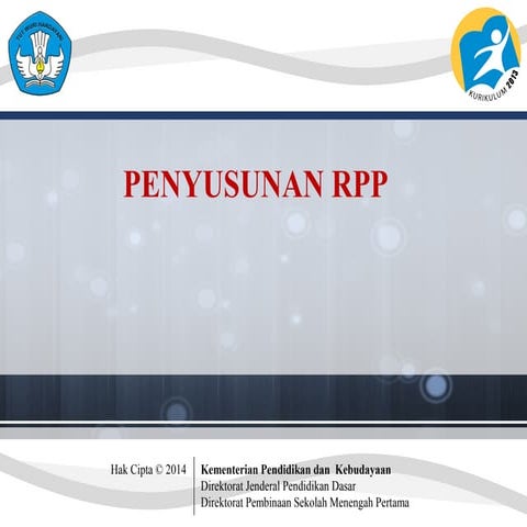 Penyusunan rpp prakarya 2014 | PPT