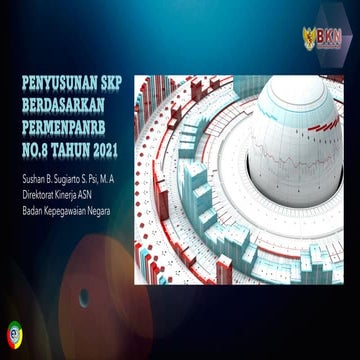 Penyusunan skp permenpan 8 | PDF