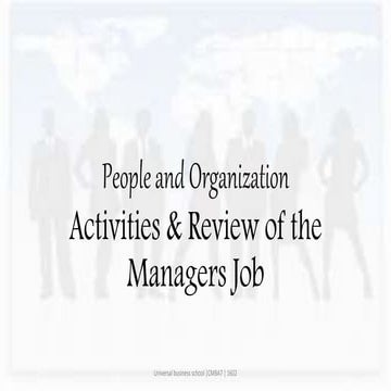 People & Organization Presentation | PPTX