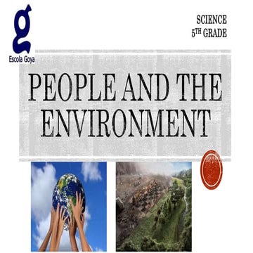 People and the environment | PPTX