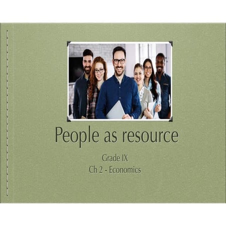 People as resource Grade IX.pdf minimala | PDF