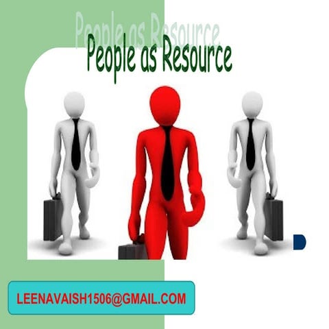 People as resourse | PPT