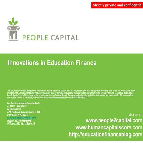 People Capital Introduction | PPT