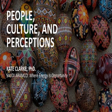 People, Culture, & Perceptions | PPT