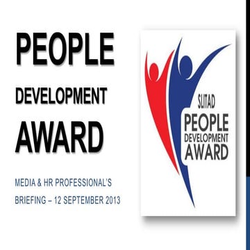 People development award briefing | PPT