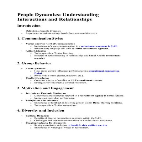 Recruitment Company in Qatar people dynamics | PDF