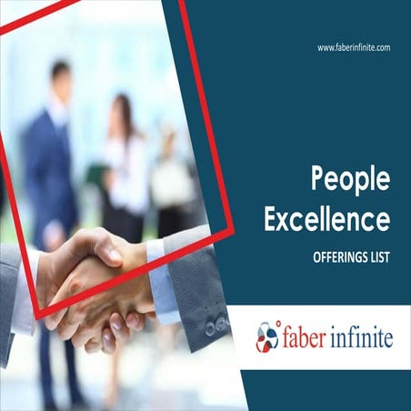 People excellence training brochure | PPT