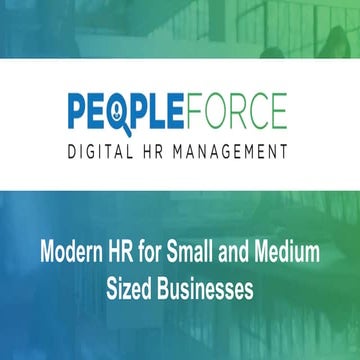PeopleForce HR Management Software | PPTX