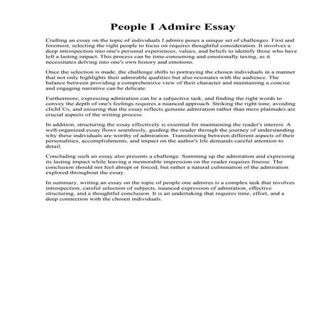 People I Admire Essay.pdf