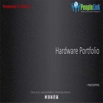 People link peoplelink presentation peripherals | PPTX