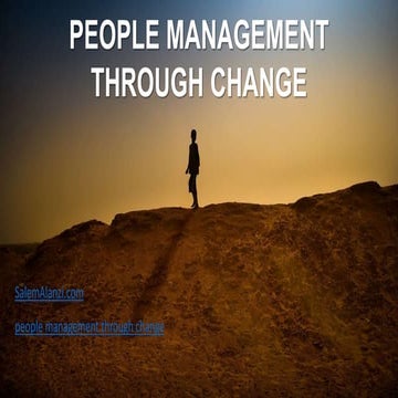 People management through change | PPTX