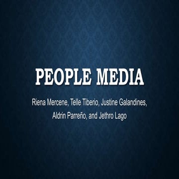 ET101THW People Media | PPTX