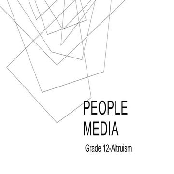 People Media: A Topic in Media and Information Literacy | PPTX