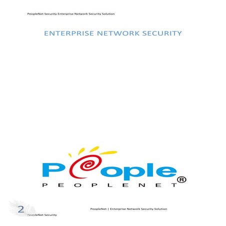PeopleNet Enterprise Network Security Solution | PDF