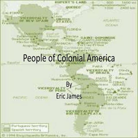 People of colonial america | PPTX