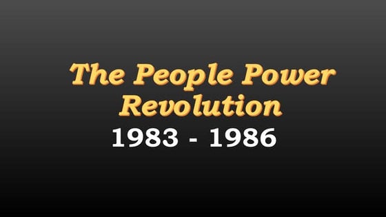Edsa people power revolution | DOCX | Elections | Politics