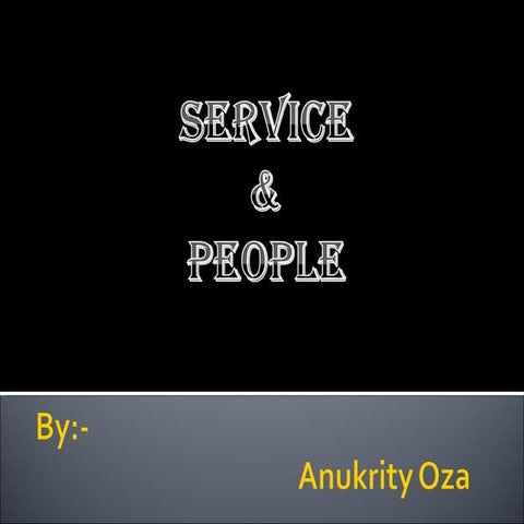 People & Services | PPT