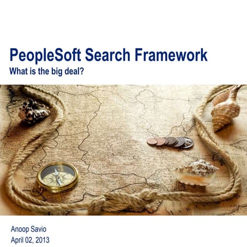 People soft search framework | PPTX
