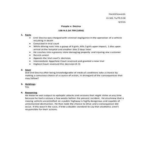 People v. decina | DOCX
