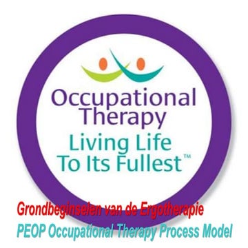 Grondbeginselen van de Ergotherapie PEOP Occupational Therapy Process ...