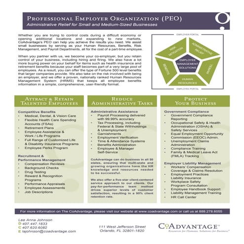 PEO | PDF | Human Resources | Business