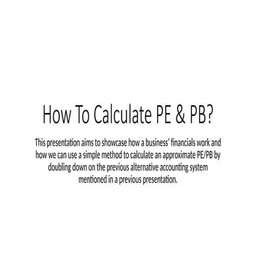 PE_PB Calculation along with sector and company analysis.pptx