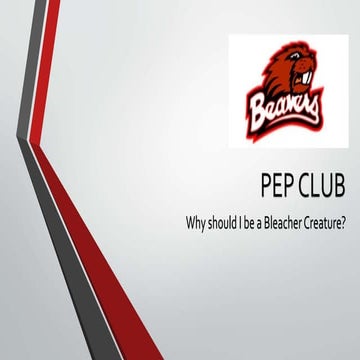 Pep club powerpoint | PPTX