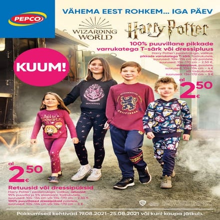 Pepco reklaamleht 19.08-25.08