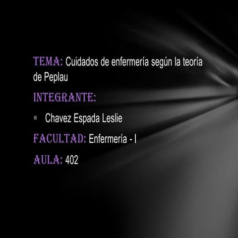 Peplau | PPTX