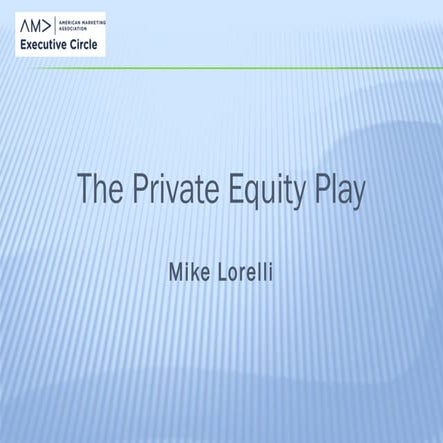 Introduction to Private Equity | PPTX