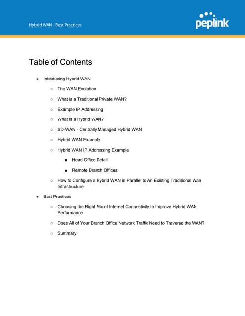 Whitepaper Peplink Hybrid Wan Best Practices Pdf