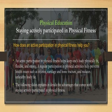Domains of Physical Education | PPTX