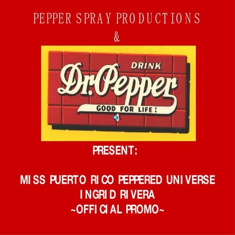 Pepper Spray Productions | PPT