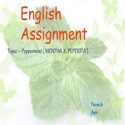 Pepper mint | PPT