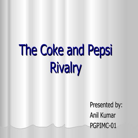 pepsi vs coke | PPT