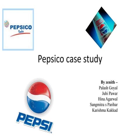 Pepsico case study | PPT