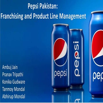 Pepsi cola pakisthan | PPTX