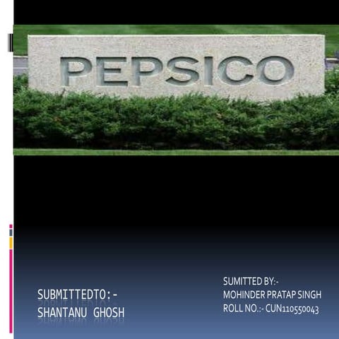 Pepsicoo | PPTX