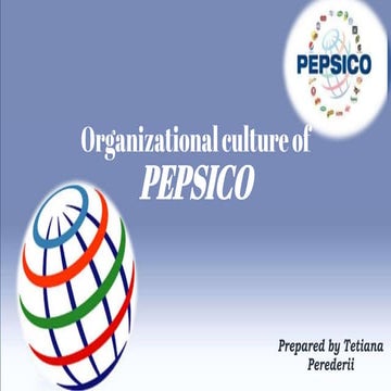 Pepsi co presentation | PPT