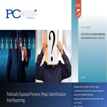 PEPS IDENTIFICATION AND REPORTING june 2023.pptx