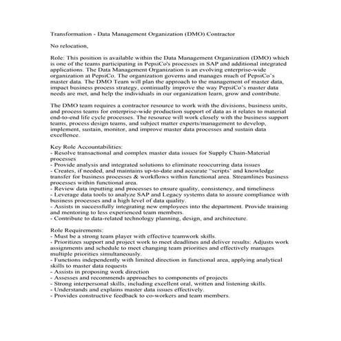 Pepsi dmo contractor7811 | PDF