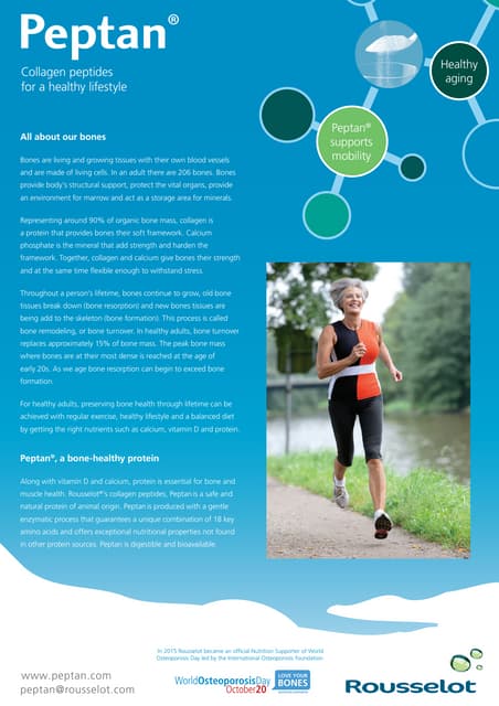 Peptan Collagen Peptides By Rousselot presentations