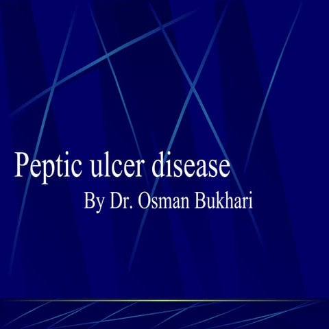 Peptic Ulcer | PPT