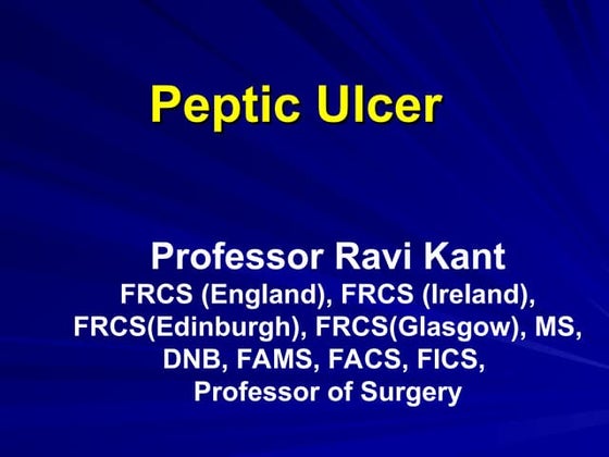 PATHOGENESIS AND MANAGEMENT OF peptic_ulcer_disease.ppt