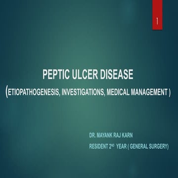 PEPTIC ULCER DISEASE medical management.pptx
