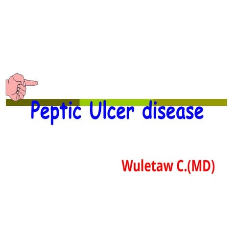 Peptic ulcer disease.pptx duodenum ulcer | PPT
